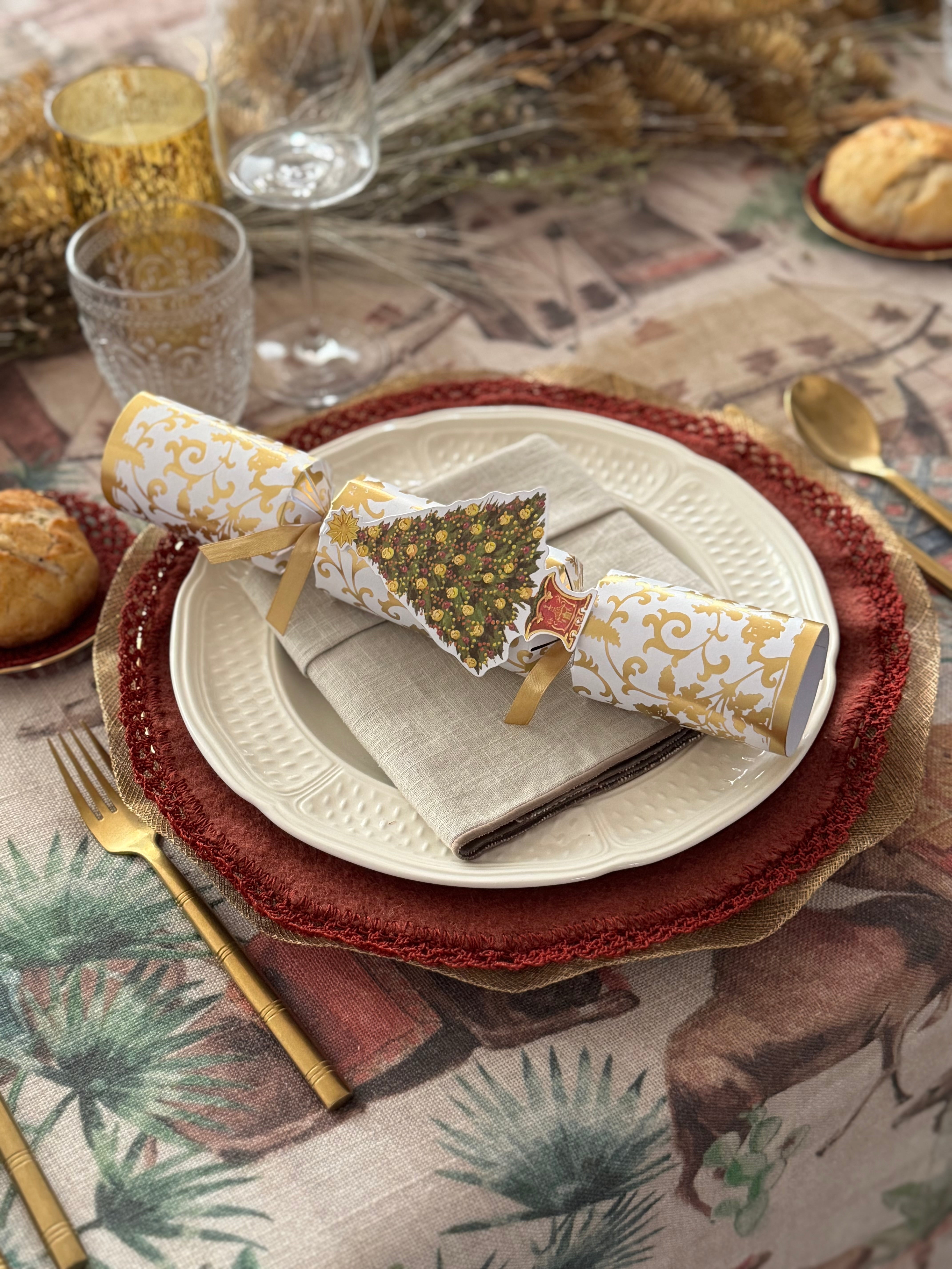 Cómo poner una mesa maravillosa de Navidad con el Mantel Etoile d'Orie ...